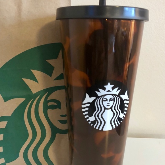 Starbucks | Accessories | Starbucks Tortoise Shell Tumbler 24 Oz Venti ...